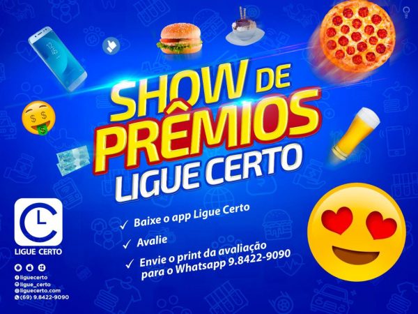 É HOJE: Ligue Certo sorteia R$ 5 mil em prêmios